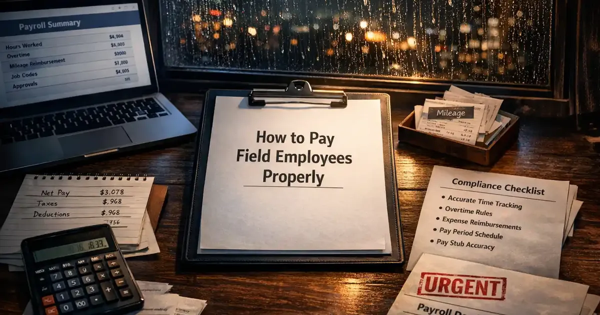 How to Pay Field Employees Properly