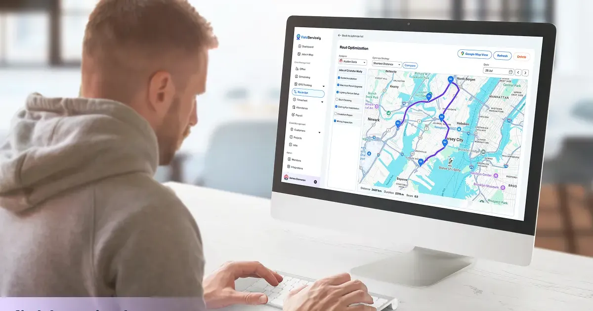 Free Job Tracking Software | FieldServicely