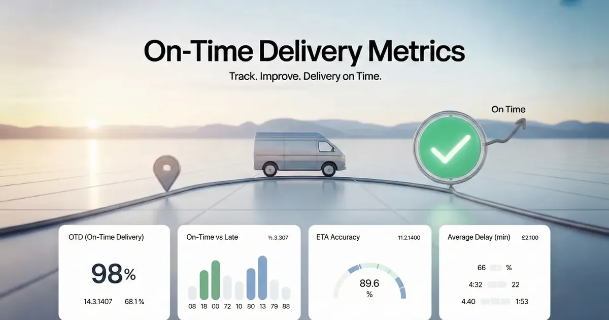 On-Time Delivery Metrics: KPIs, Formulas, Benchmarks & Tips