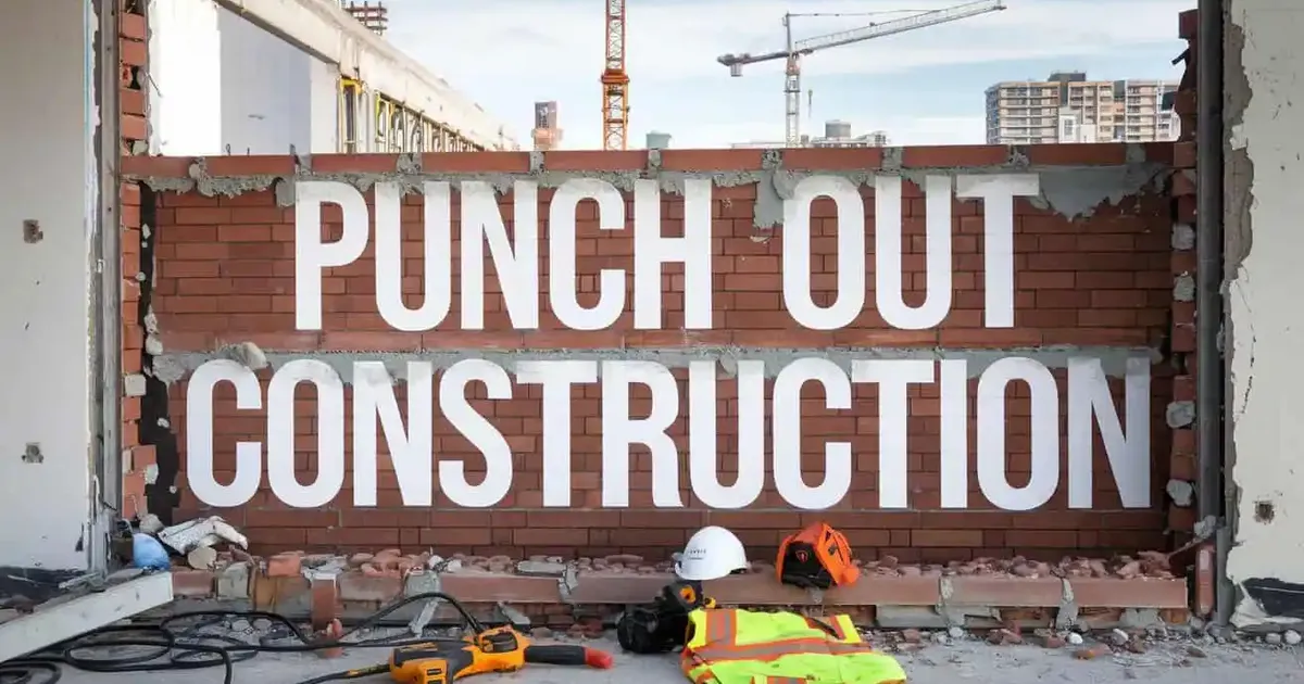 Punch Out Construction: What It Is and How It Works
